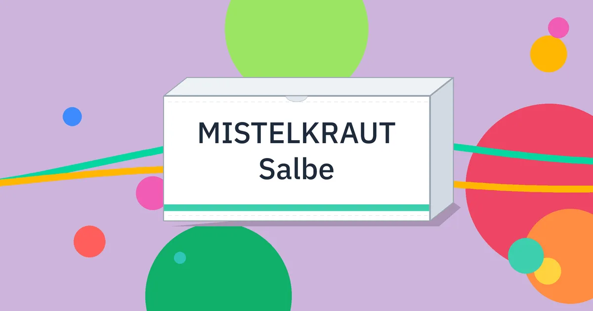 Symbolbild: Packung mit der Aufschrift MISTELKRAUT Salbe (PZN 03034175) – Verfügbarkeit und Bezug in Apotheken in Frankfurt am Main