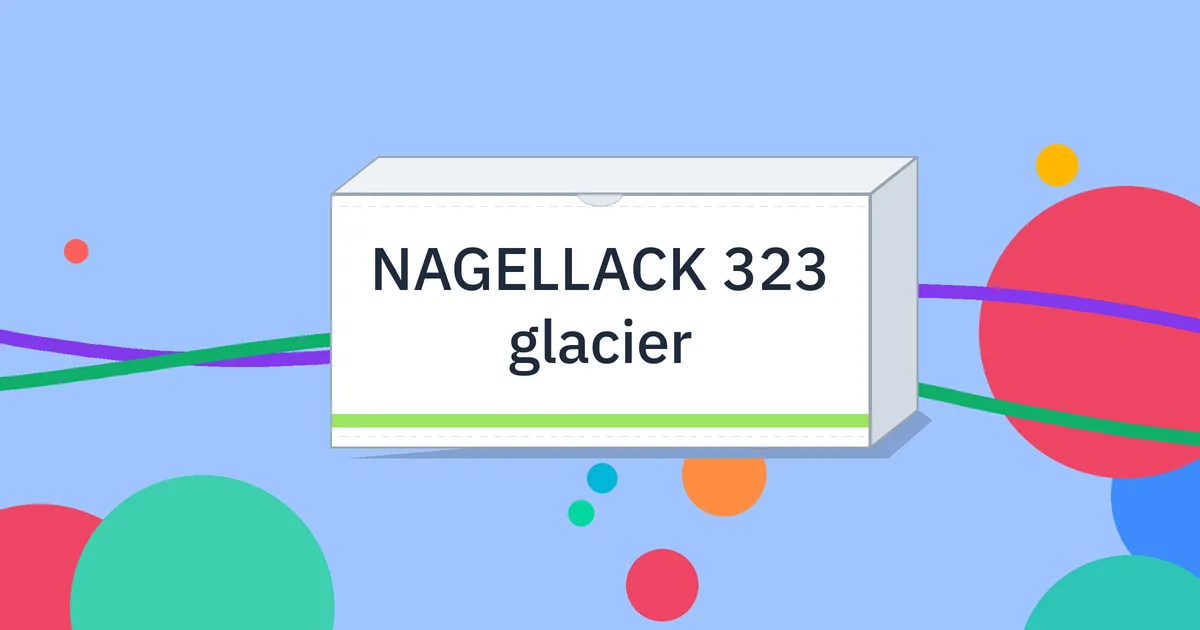 Symbolbild: Packung mit der Aufschrift NAGELLACK 323 glacier (PZN 10849966) – Verfügbarkeit und Bezug in Apotheken in Frankfurt am Main