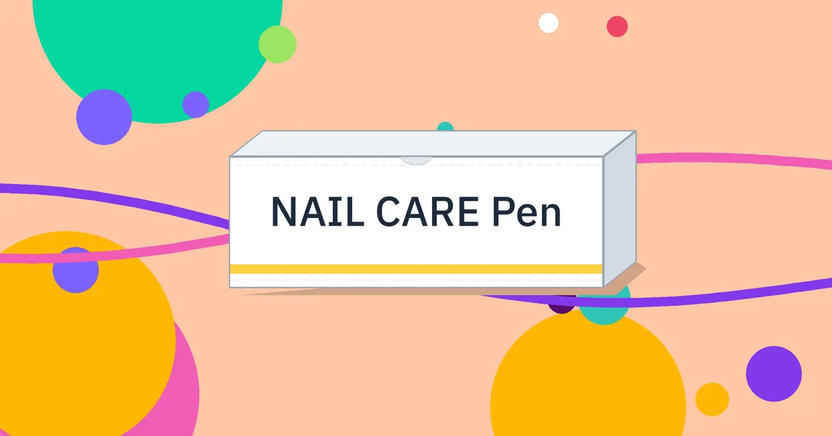 Symbolbild: Packung mit der Aufschrift NAIL CARE Pen (PZN 19282082) – Verfügbarkeit und Bezug in Apotheken in Frankfurt am Main