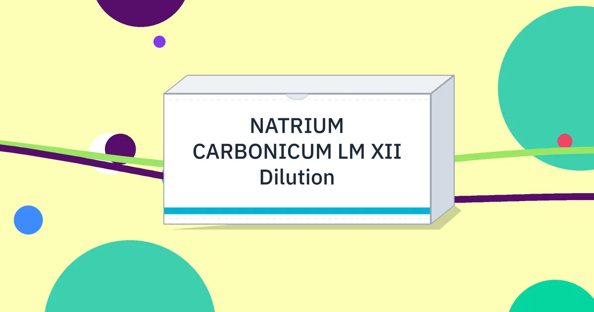 Symbolbild: Packung mit der Aufschrift NATRIUM CARBONICUM LM XII Dilution (PZN 02675357) – Verfügbarkeit und Bezug in Apotheken in Frankfurt am Main