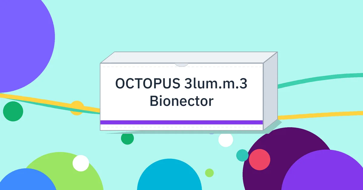 Symbolbild: Packung mit der Aufschrift OCTOPUS 3lum.m.3 Bionector (PZN 16023687) – Verfügbarkeit und Bezug in Apotheken in Frankfurt am Main