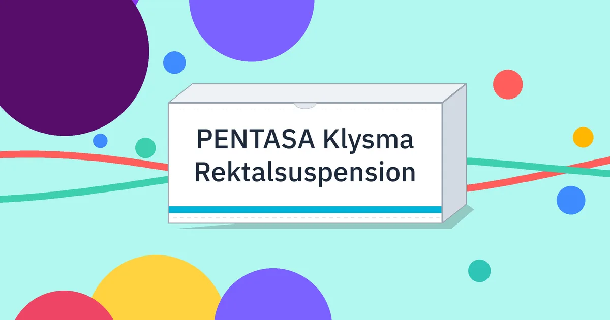Symbolbild: Packung mit der Aufschrift PENTASA Klysma Rektalsuspension (PZN 15226980) – Verfügbarkeit und Bezug in Apotheken in Frankfurt am Main