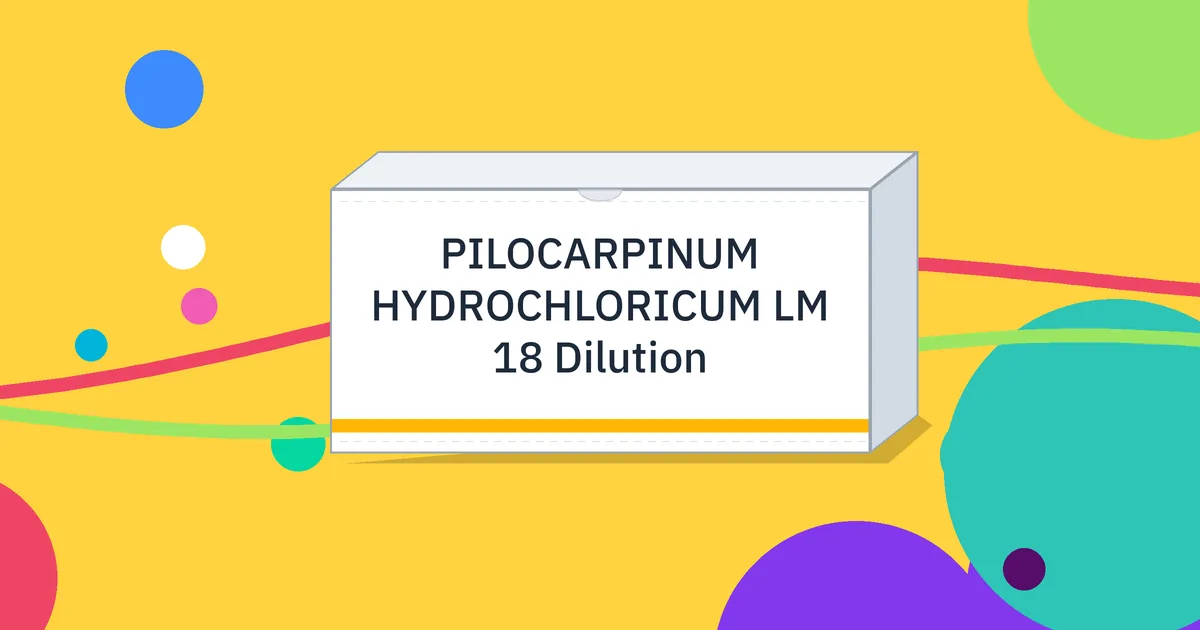 Symbolbild: Packung mit der Aufschrift PILOCARPINUM HYDROCHLORICUM LM 18 Dilution (PZN 13642125) – Verfügbarkeit und Bezug in Apotheken in Frankfurt am Main