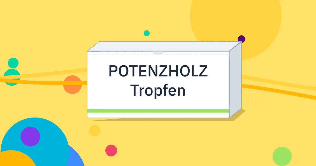 Symbolbild: Packung mit der Aufschrift POTENZHOLZ Tropfen (PZN 12372681) – Verfügbarkeit und Bezug in Apotheken in Frankfurt am Main