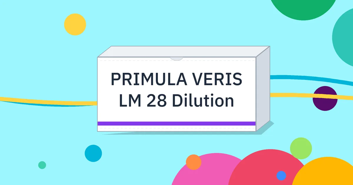 Symbolbild: Packung mit der Aufschrift PRIMULA VERIS LM 28 Dilution (PZN 13667697) – Verfügbarkeit und Bezug in Apotheken in Frankfurt am Main