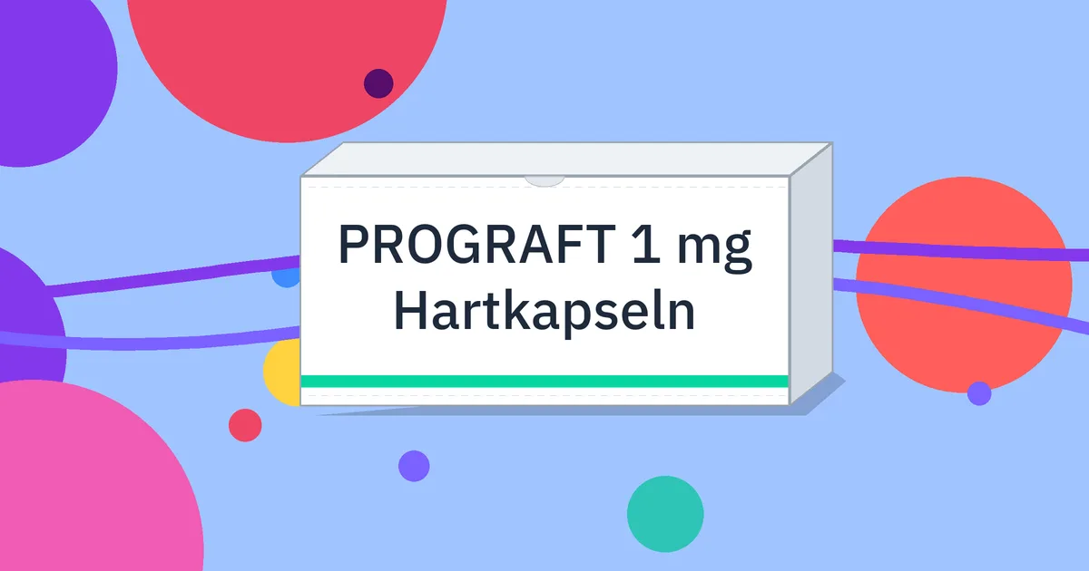 Symbolbild: Packung mit der Aufschrift PROGRAFT 1 mg Hartkapseln (PZN 19769252) – Verfügbarkeit und Bezug in Apotheken in Frankfurt am Main