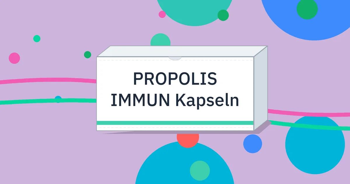 Symbolbild: Packung mit der Aufschrift PROPOLIS IMMUN Kapseln (PZN 12427620) – Verfügbarkeit und Bezug in Apotheken in Frankfurt am Main