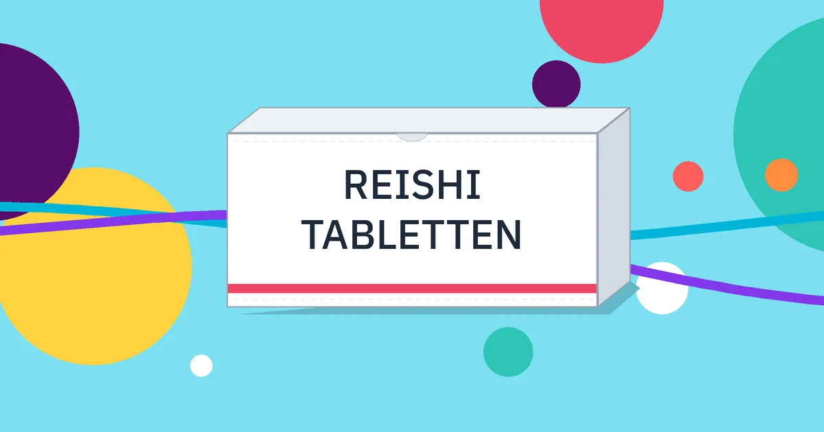 Symbolbild: Packung mit der Aufschrift REISHI TABLETTEN (PZN 01202533) – Verfügbarkeit und Bezug in Apotheken in Frankfurt am Main