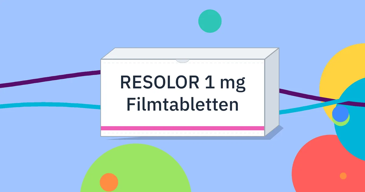 Symbolbild: Packung mit der Aufschrift RESOLOR 1 mg Filmtabletten (PZN 19754693) – Verfügbarkeit und Bezug in Apotheken in Frankfurt am Main