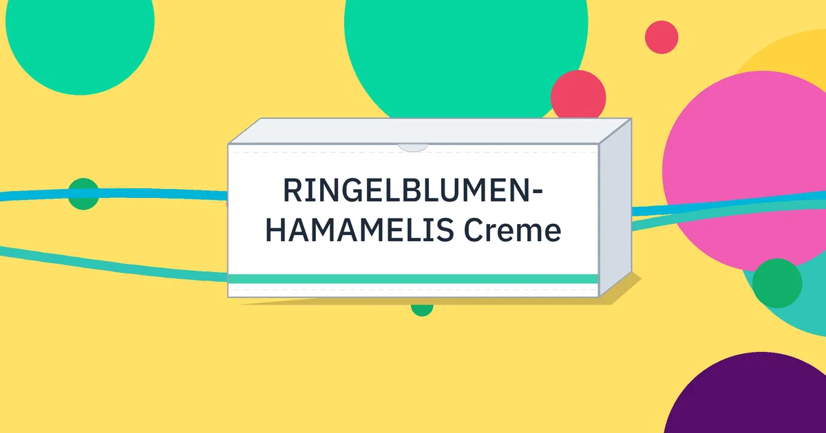 Symbolbild: Packung mit der Aufschrift RINGELBLUMEN-HAMAMELIS Creme (PZN 11586397) – Verfügbarkeit und Bezug in Apotheken in Frankfurt am Main