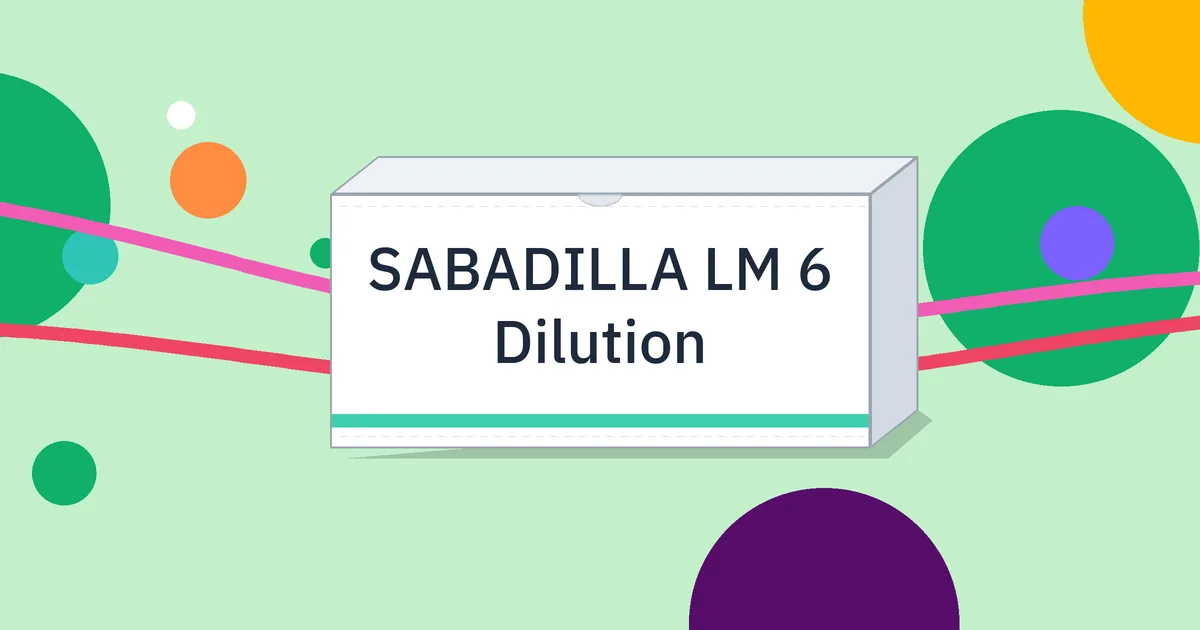 Symbolbild: Packung mit der Aufschrift SABADILLA LM 6 Dilution (PZN 09430328) – Verfügbarkeit und Bezug in Apotheken in Frankfurt am Main