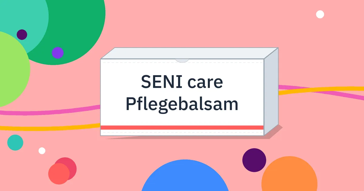 Symbolbild: Packung mit der Aufschrift SENI care Pflegebalsam (PZN 15743238) – Verfügbarkeit und Bezug in Apotheken in Frankfurt am Main