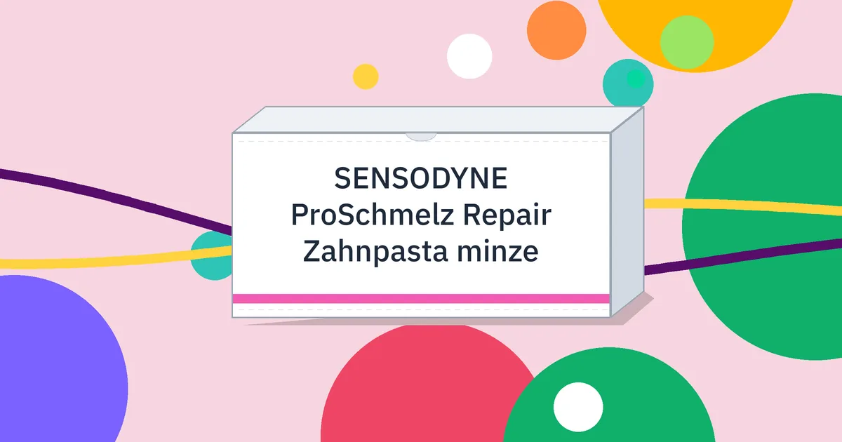 Symbolbild: Packung mit der Aufschrift SENSODYNE ProSchmelz Repair Zahnpasta minze (PZN 14264464) – Verfügbarkeit und Bezug in Apotheken in Frankfurt am Main