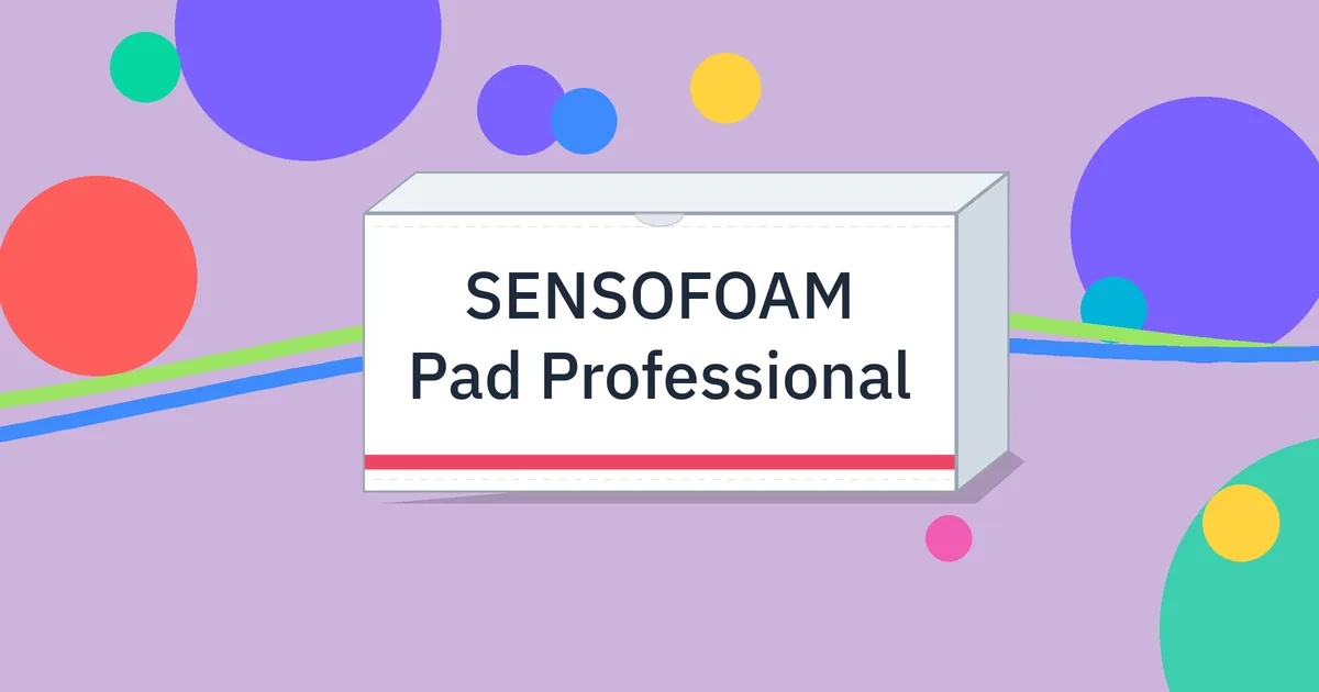 Symbolbild: Packung mit der Aufschrift SENSOFOAM Pad Professional (PZN 10405264) – Verfügbarkeit und Bezug in Apotheken in Frankfurt am Main