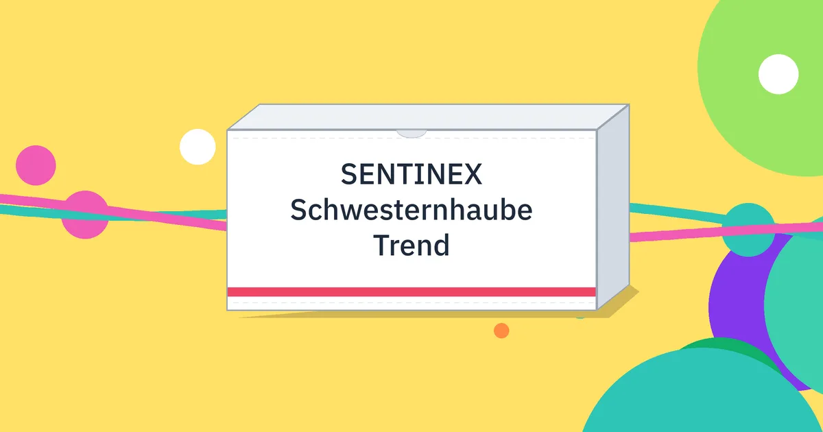 Symbolbild: Packung mit der Aufschrift SENTINEX Schwesternhaube Trend (PZN 04216286) – Verfügbarkeit und Bezug in Apotheken in Frankfurt am Main