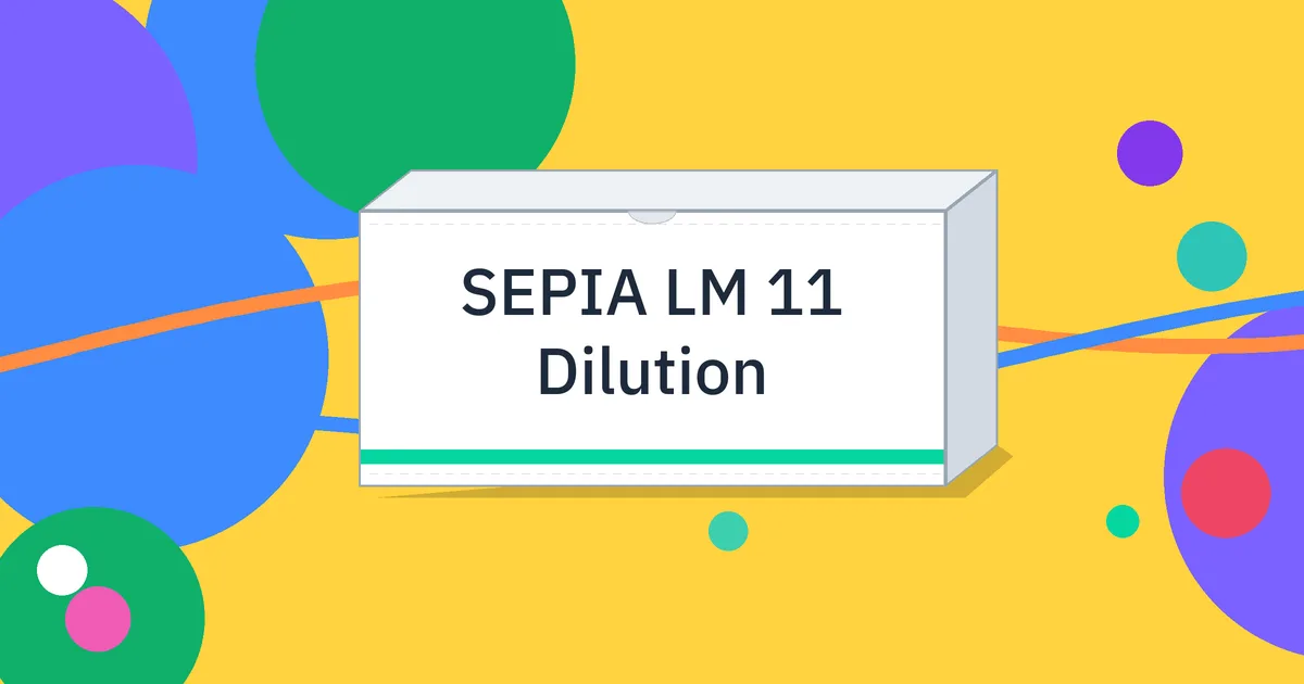 Symbolbild: Packung mit der Aufschrift SEPIA LM 11 Dilution (PZN 13188494) – Verfügbarkeit und Bezug in Apotheken in Frankfurt am Main
