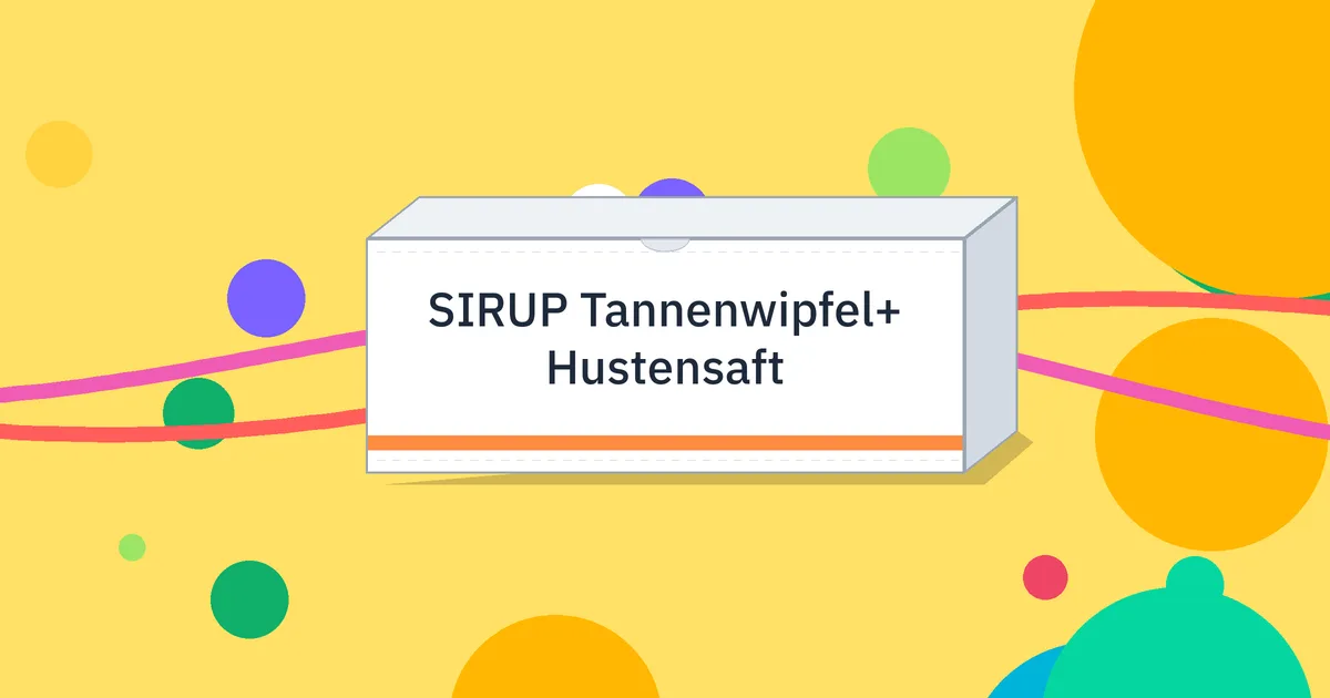 Symbolbild: Packung mit der Aufschrift SIRUP Tannenwipfel+ Hustensaft (PZN 17427151) – Verfügbarkeit und Bezug in Apotheken in Frankfurt am Main