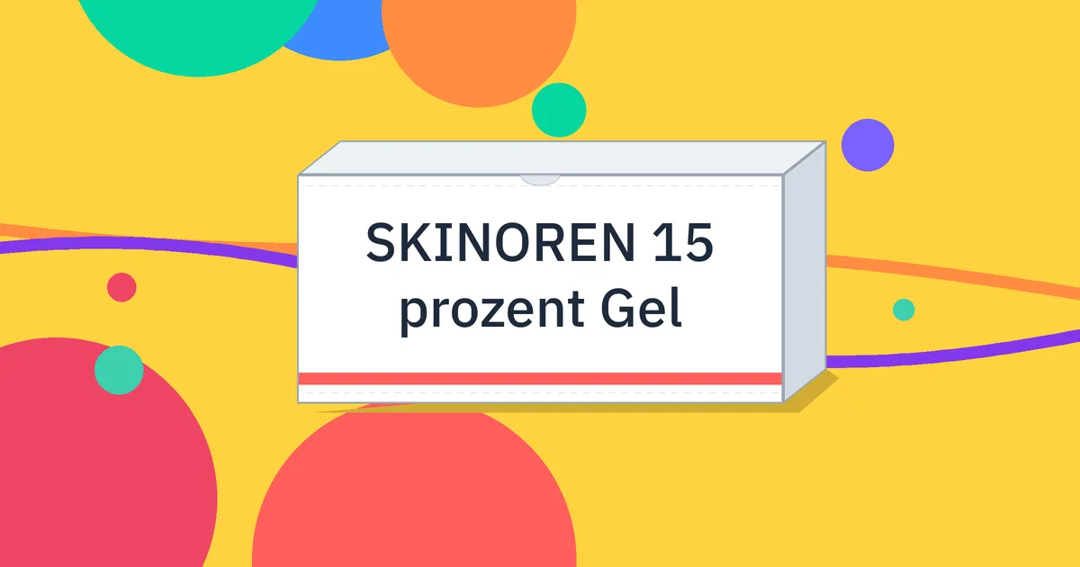 Symbolbild: Packung mit der Aufschrift SKINOREN 15 prozent Gel (PZN 11081987) – Verfügbarkeit und Bezug in Apotheken in Frankfurt am Main
