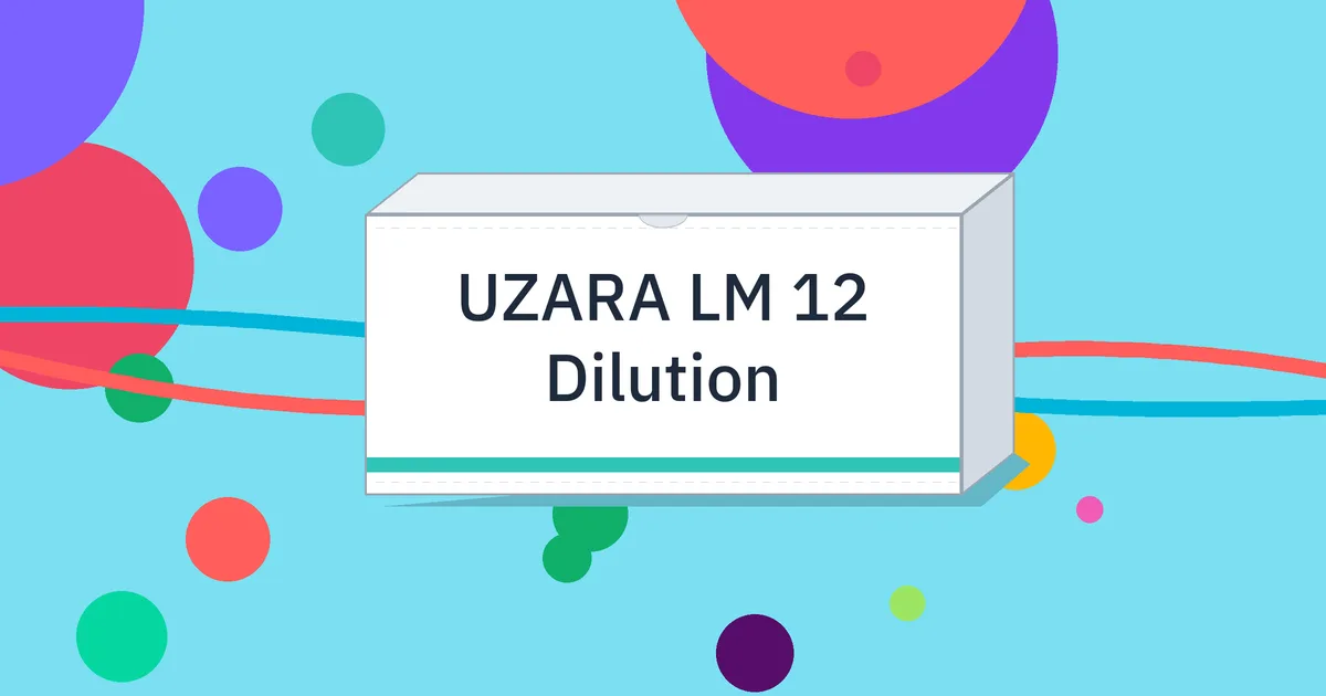 Symbolbild: Packung mit der Aufschrift UZARA LM 12 Dilution (PZN 13259900) – Verfügbarkeit und Bezug in Apotheken in Frankfurt am Main