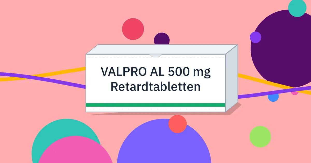 Symbolbild: Packung mit der Aufschrift VALPRO AL 500 mg Retardtabletten (PZN 01039151) – Verfügbarkeit und Bezug in Apotheken in Frankfurt am Main