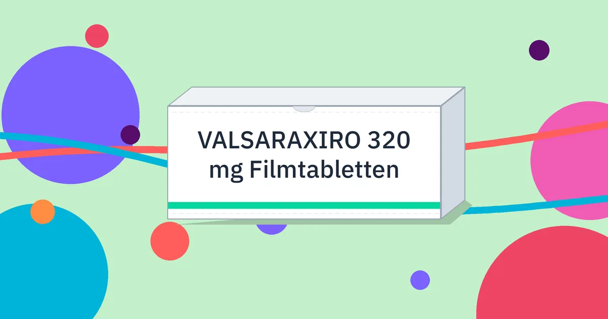 Symbolbild: Packung mit der Aufschrift VALSARAXIRO 320 mg Filmtabletten (PZN 16793310) – Verfügbarkeit und Bezug in Apotheken in Frankfurt am Main