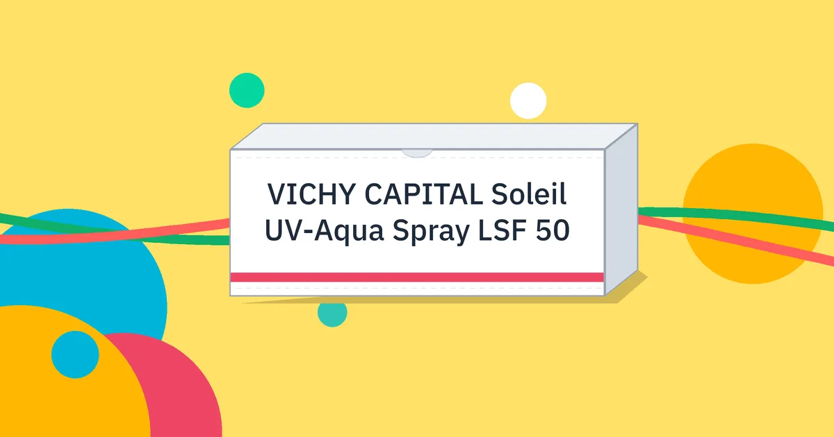 Symbolbild: Packung mit der Aufschrift VICHY CAPITAL Soleil UV-Aqua Spray LSF 50 (PZN 20000321) – Verfügbarkeit und Bezug in Apotheken in Frankfurt am Main