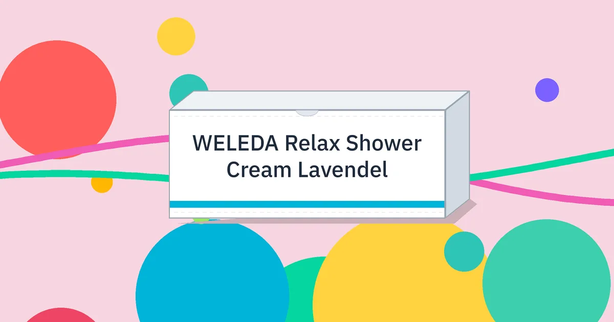 Symbolbild: Packung mit der Aufschrift WELEDA Relax Shower Cream Lavendel (PZN 19447867) – Verfügbarkeit und Bezug in Apotheken in Frankfurt am Main