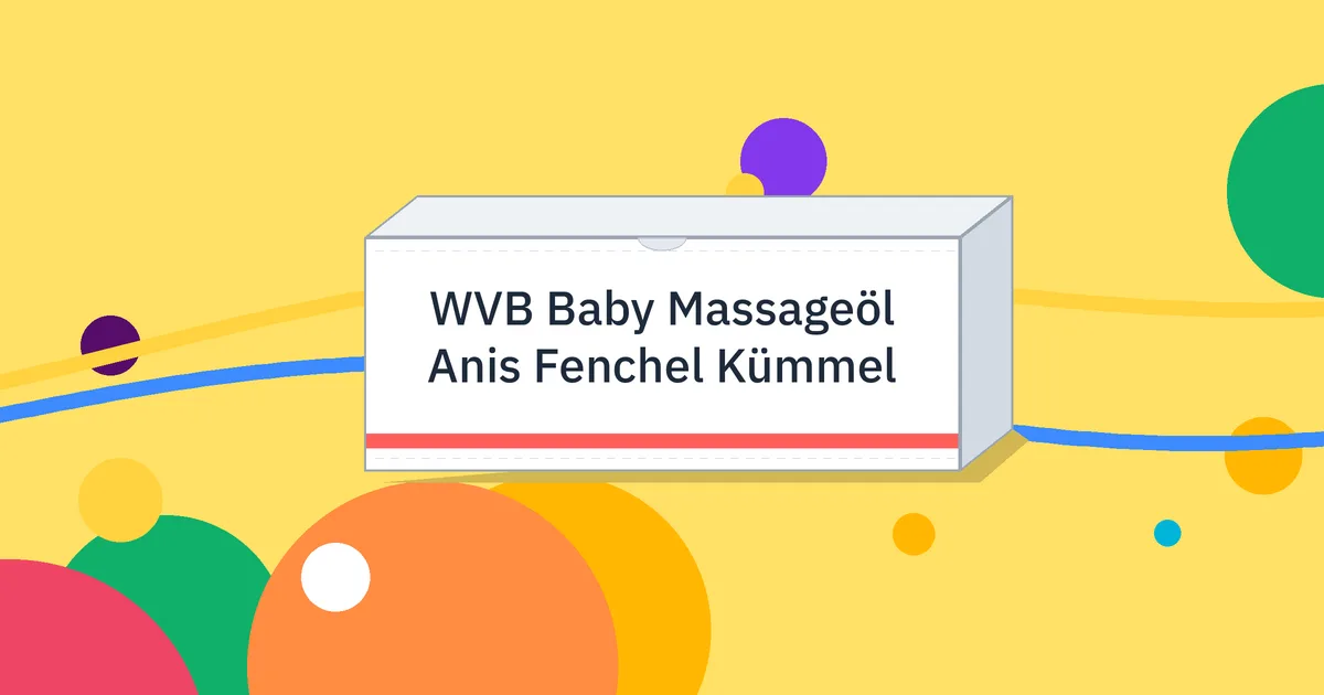 Symbolbild: Packung mit der Aufschrift WVB Baby Massageöl Anis Fenchel Kümmel (PZN 17543489) – Verfügbarkeit und Bezug in Apotheken in Frankfurt am Main