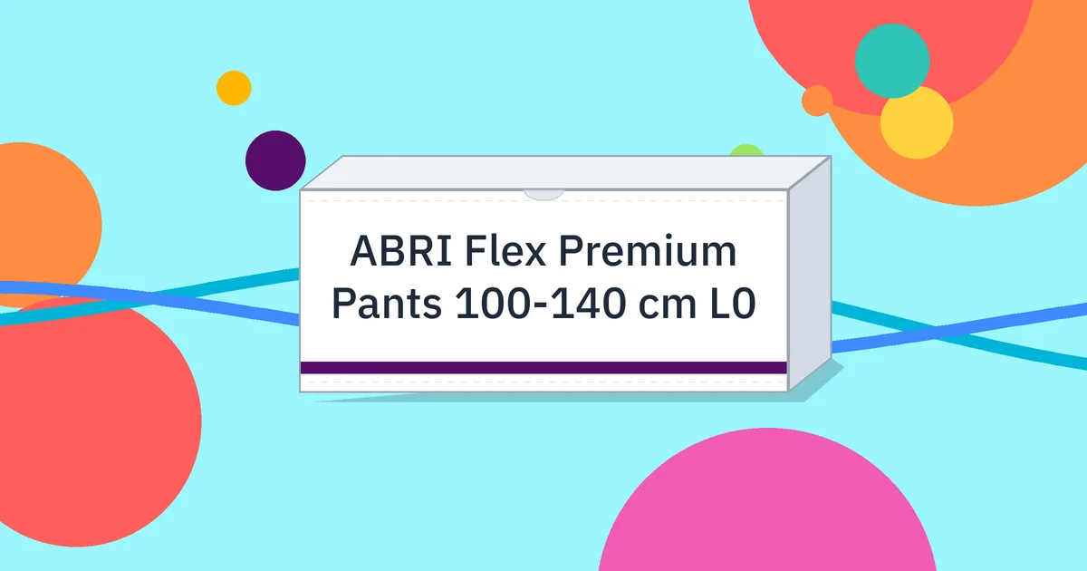 Symbolbild: Packung mit der Aufschrift ABRI Flex Premium Pants 100-140 cm L0 (PZN 12504651) – Verfügbarkeit und Bezug in Apotheken in Frankfurt am Main