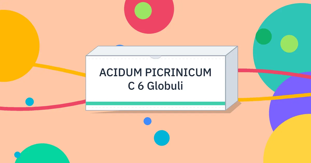 Symbolbild: Packung mit der Aufschrift ACIDUM PICRINICUM C 6 Globuli (PZN 16695493) – Verfügbarkeit und Bezug in Apotheken in Frankfurt am Main