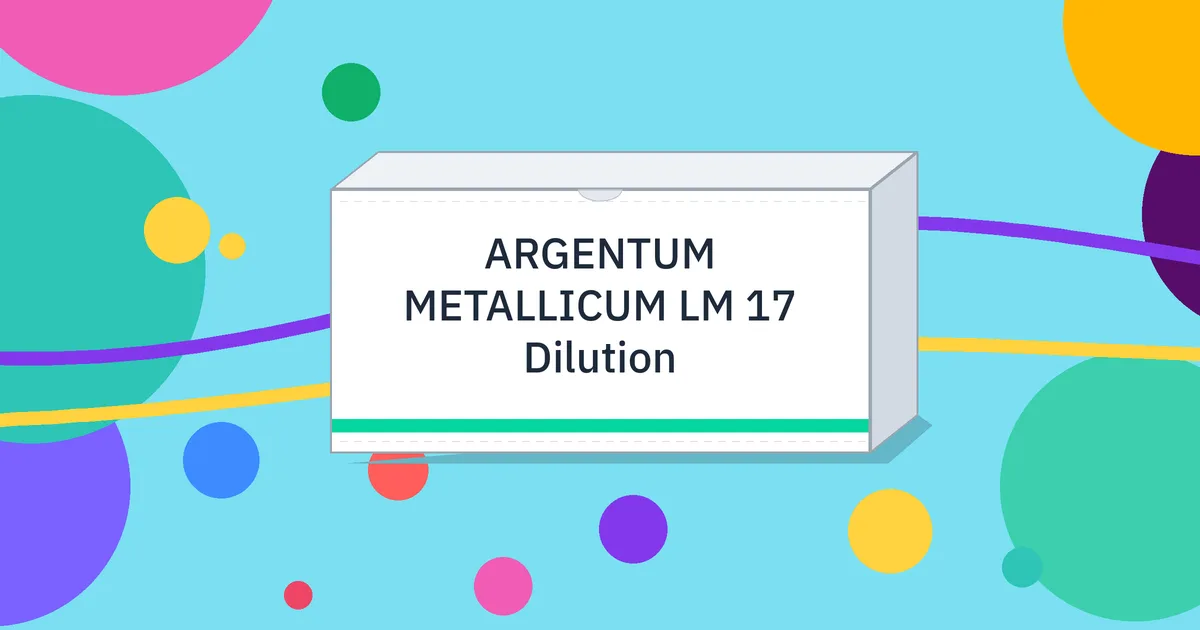 Symbolbild: Packung mit der Aufschrift ARGENTUM METALLICUM LM 17 Dilution (PZN 12767853) – Verfügbarkeit und Bezug in Apotheken in Frankfurt am Main