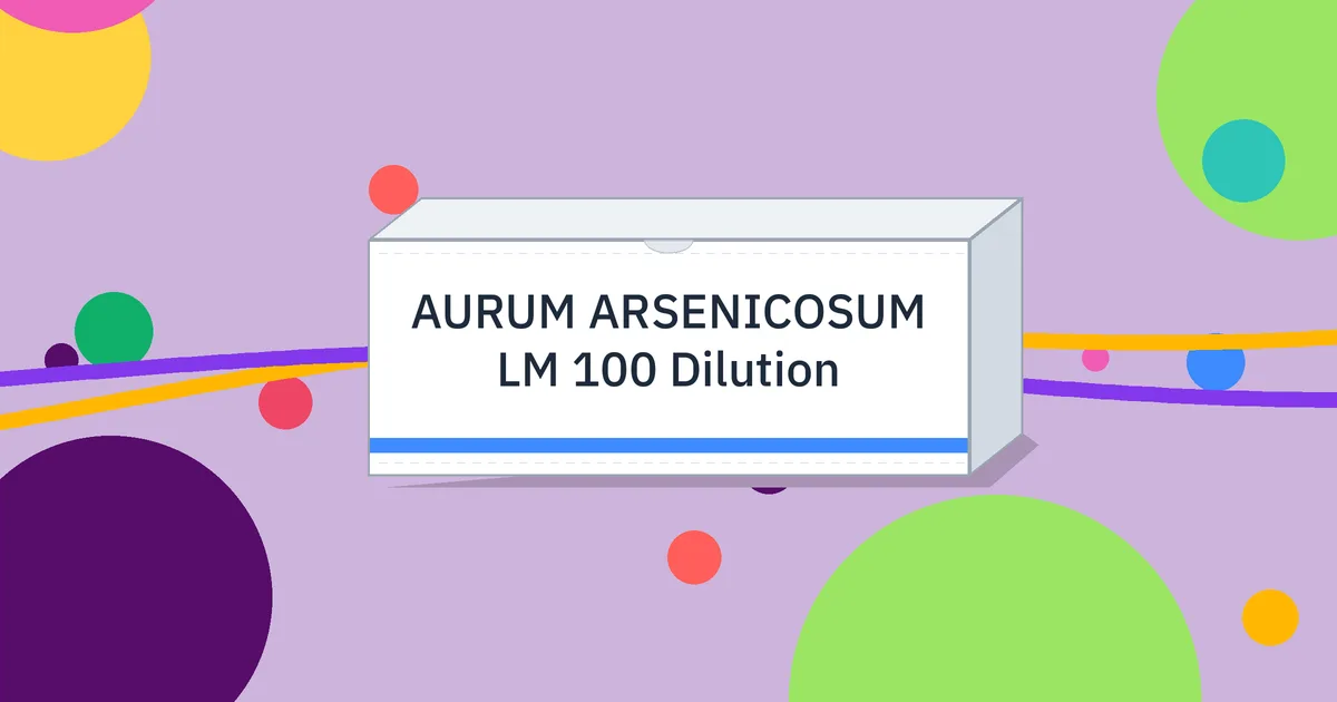 Symbolbild: Packung mit der Aufschrift AURUM ARSENICOSUM LM 100 Dilution (PZN 12783622) – Verfügbarkeit und Bezug in Apotheken in Frankfurt am Main