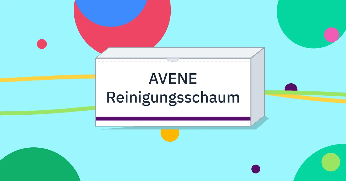 Symbolbild: Packung mit der Aufschrift AVENE Reinigungsschaum (PZN 15863250) – Verfügbarkeit und Bezug in Apotheken in Frankfurt am Main