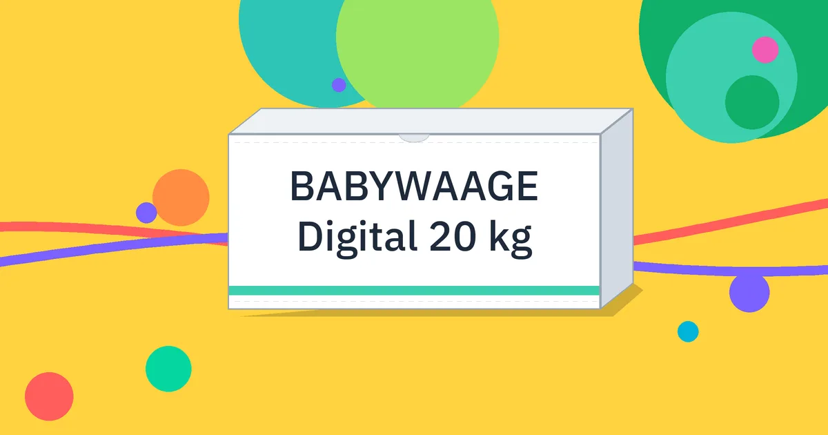 Symbolbild: Packung mit der Aufschrift BABYWAAGE Digital 20 kg (PZN 03907858) – Verfügbarkeit und Bezug in Apotheken in Frankfurt am Main