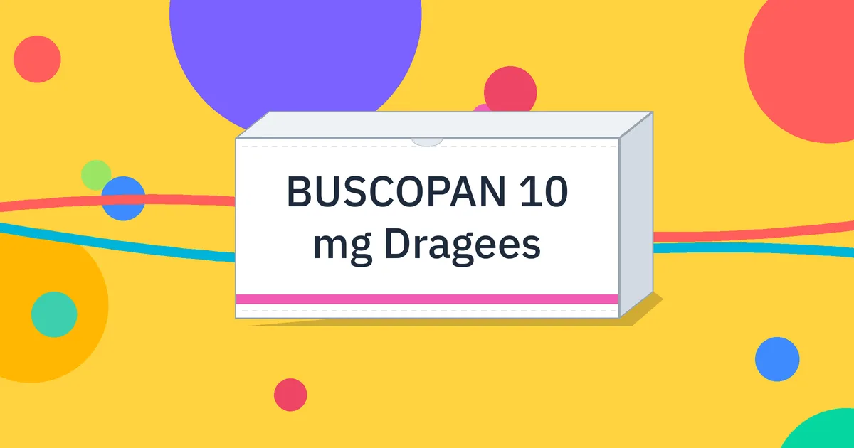 Symbolbild: Packung mit der Aufschrift BUSCOPAN 10 mg Dragees (PZN 02544566) – Verfügbarkeit und Bezug in Apotheken in Frankfurt am Main