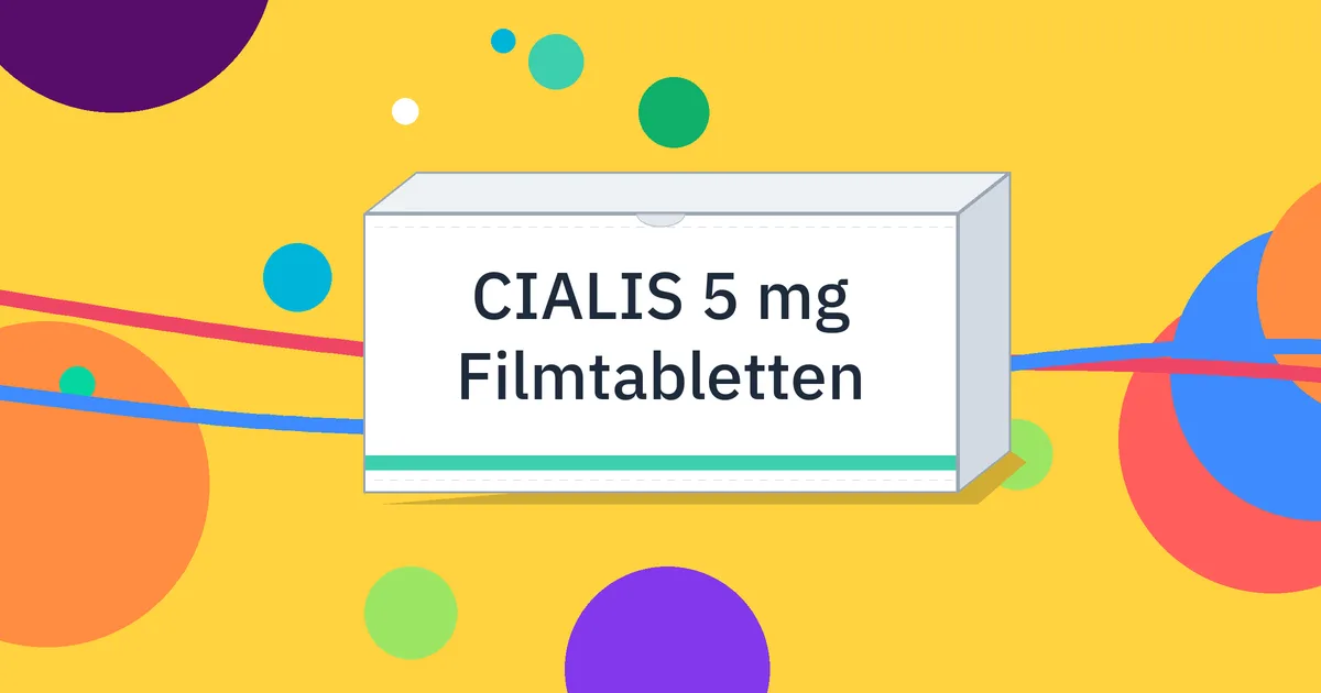 Symbolbild: Packung mit der Aufschrift CIALIS 5 mg Filmtabletten (PZN 11724936) – Verfügbarkeit und Bezug in Apotheken in Frankfurt am Main