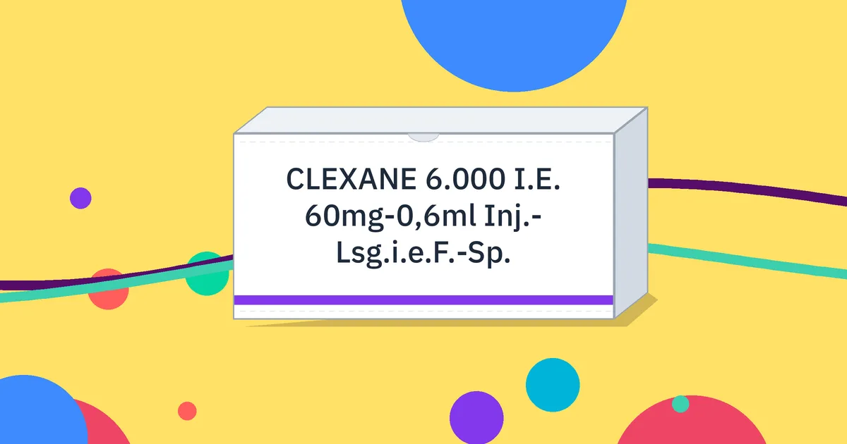 Symbolbild: Packung mit der Aufschrift CLEXANE 6.000 I.E. 60mg-0,6ml Inj.-Lsg.i.e.F.-Sp. (PZN 16398418) – Verfügbarkeit und Bezug in Apotheken in Frankfurt am Main