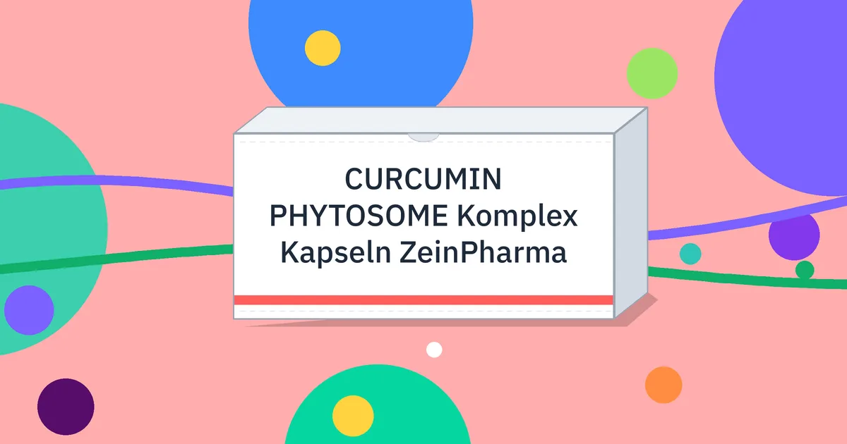 Symbolbild: Packung mit der Aufschrift CURCUMIN PHYTOSOME Komplex Kapseln ZeinPharma (PZN 19182044) – Verfügbarkeit und Bezug in Apotheken in Frankfurt am Main