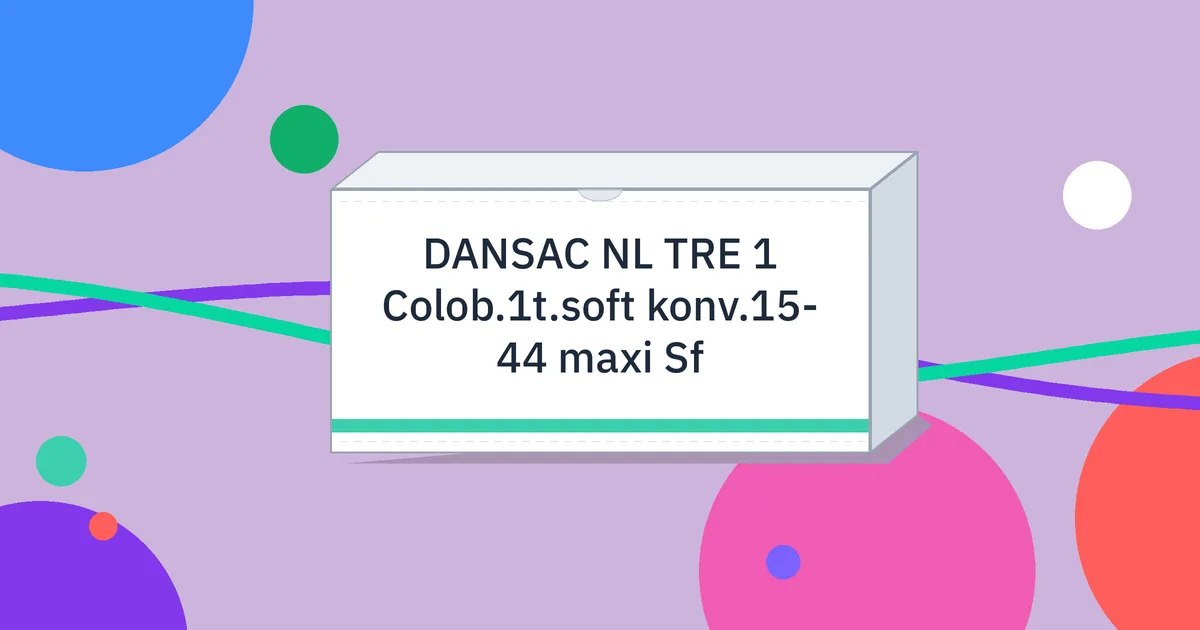 Symbolbild: Packung mit der Aufschrift DANSAC NL TRE 1 Colob.1t.soft konv.15-44 maxi Sf (PZN 16197588) – Verfügbarkeit und Bezug in Apotheken in Frankfurt am Main