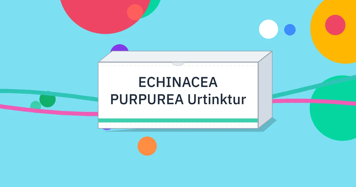 Symbolbild: Packung mit der Aufschrift ECHINACEA PURPUREA Urtinktur (PZN 04215967) – Verfügbarkeit und Bezug in Apotheken in Frankfurt am Main