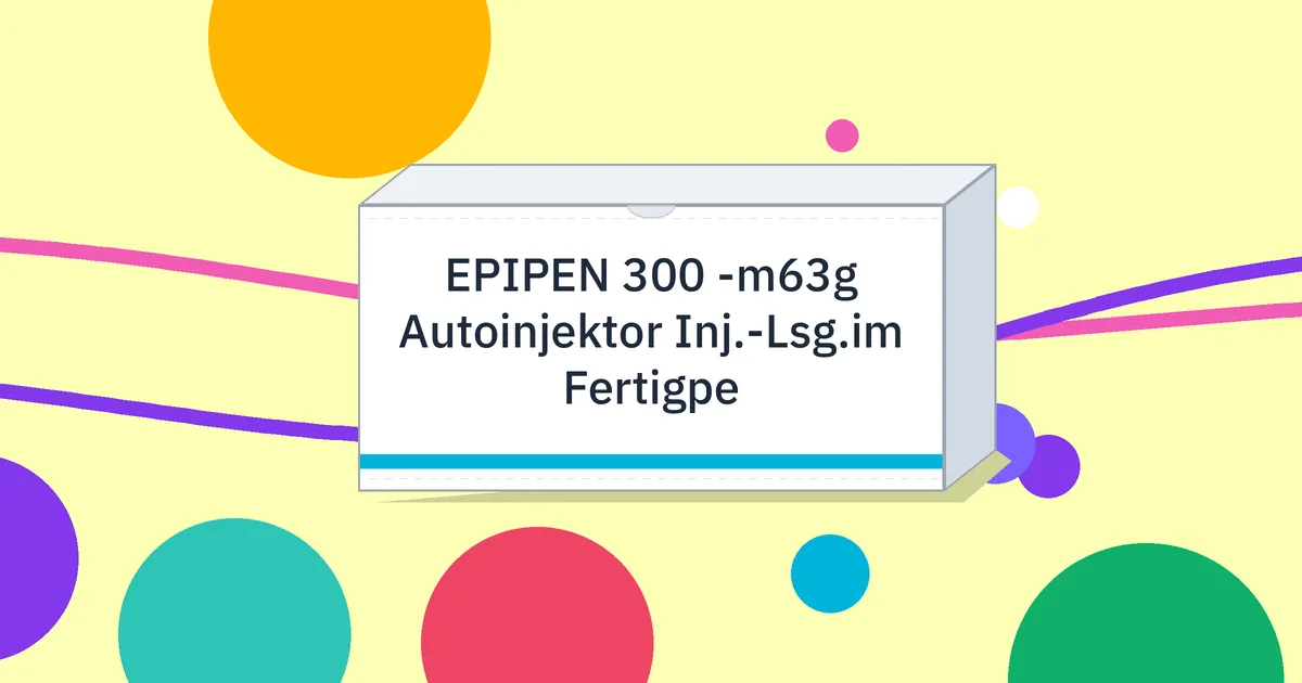 Symbolbild: Packung mit der Aufschrift EPIPEN 300 -m63g Autoinjektor Inj.-Lsg.im Fertigpe (PZN 16869094) – Verfügbarkeit und Bezug in Apotheken in Frankfurt am Main