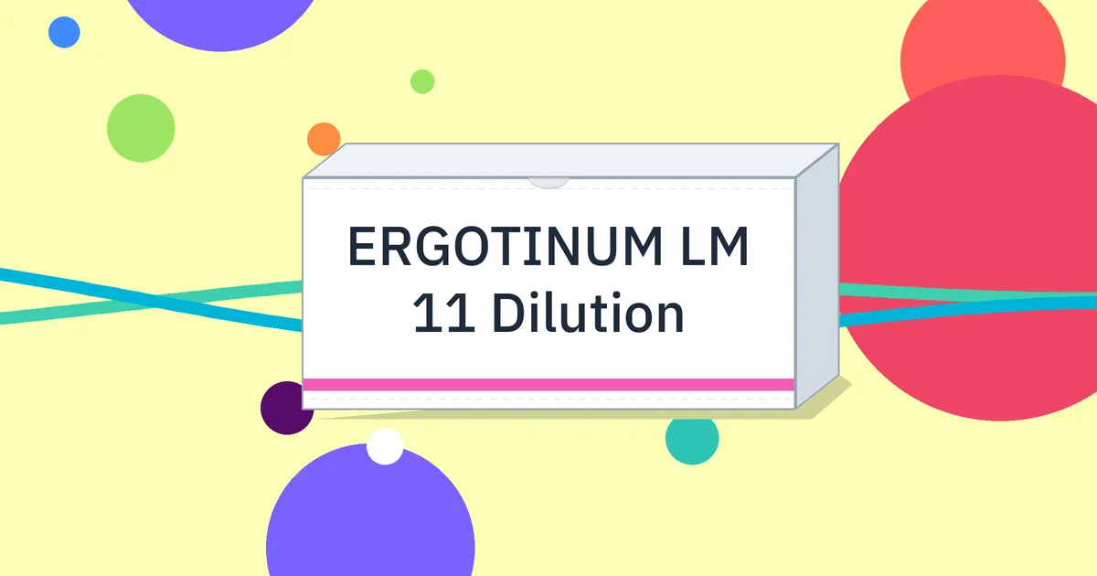 Symbolbild: Packung mit der Aufschrift ERGOTINUM LM 11 Dilution (PZN 13477198) – Verfügbarkeit und Bezug in Apotheken in Frankfurt am Main