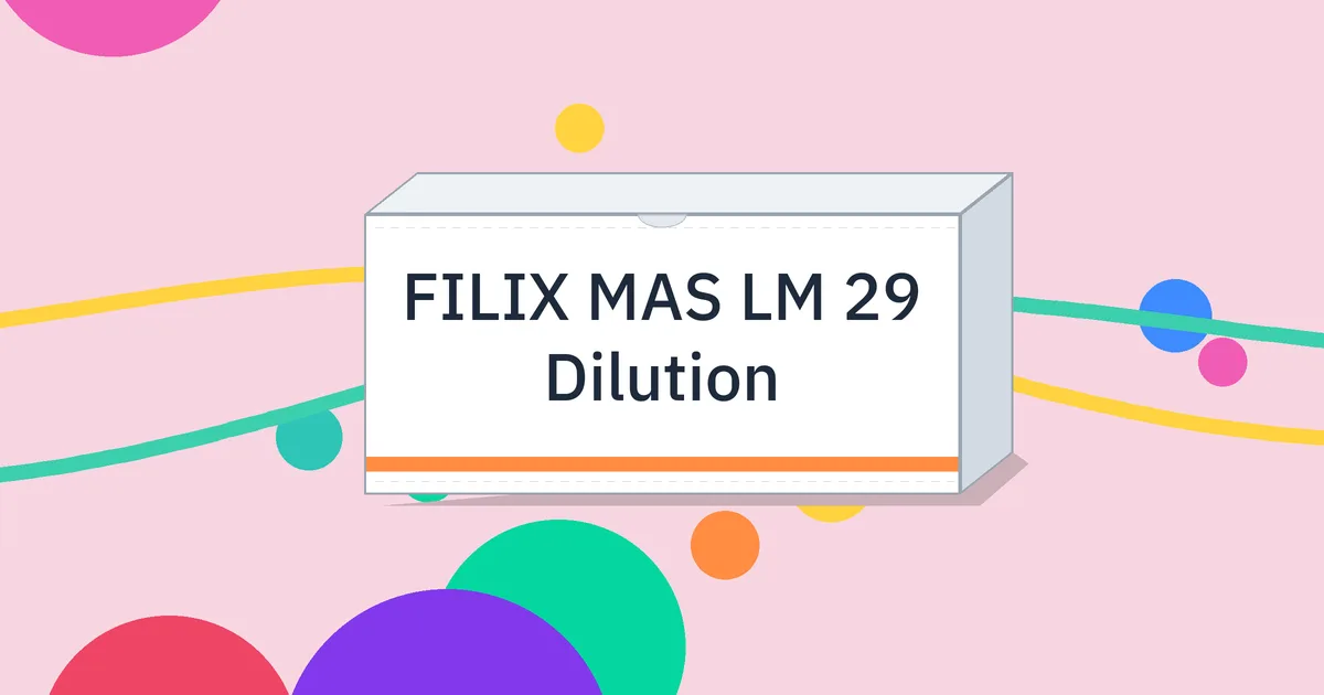 Symbolbild: Packung mit der Aufschrift FILIX MAS LM 29 Dilution (PZN 13489008) – Verfügbarkeit und Bezug in Apotheken in Frankfurt am Main