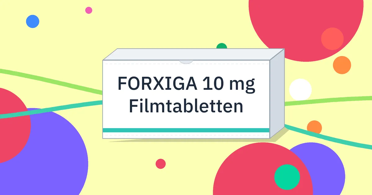 Symbolbild: Packung mit der Aufschrift FORXIGA 10 mg Filmtabletten (PZN 18116602) – Verfügbarkeit und Bezug in Apotheken in Frankfurt am Main