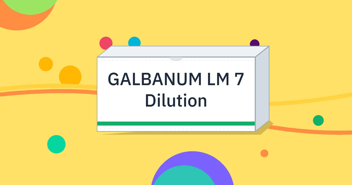 Symbolbild: Packung mit der Aufschrift GALBANUM LM 7 Dilution (PZN 13495227) – Verfügbarkeit und Bezug in Apotheken in Frankfurt am Main