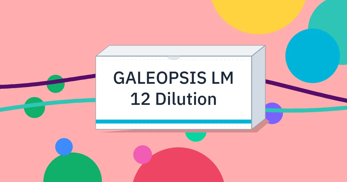 Symbolbild: Packung mit der Aufschrift GALEOPSIS LM 12 Dilution (PZN 13496209) – Verfügbarkeit und Bezug in Apotheken in Frankfurt am Main
