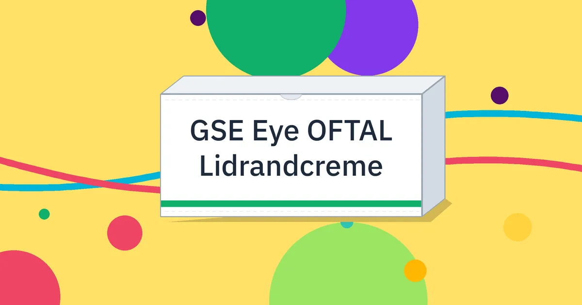 Symbolbild: Packung mit der Aufschrift GSE Eye OFTAL Lidrandcreme (PZN 17828855) – Verfügbarkeit und Bezug in Apotheken in Frankfurt am Main