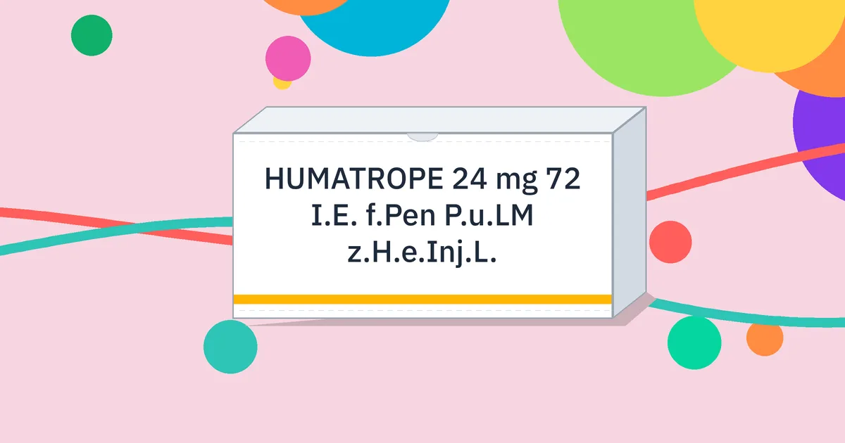 Symbolbild: Packung mit der Aufschrift HUMATROPE 24 mg 72 I.E. f.Pen P.u.LM z.H.e.Inj.L. (PZN 18100340) – Verfügbarkeit und Bezug in Apotheken in Frankfurt am Main
