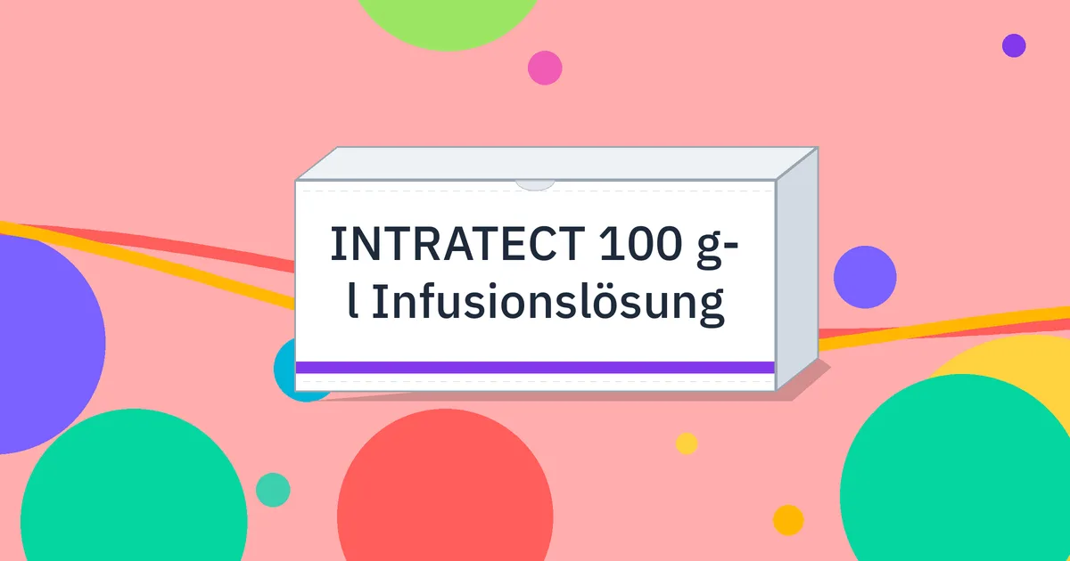 Symbolbild: Packung mit der Aufschrift INTRATECT 100 g-l Infusionslösung (PZN 13352255) – Verfügbarkeit und Bezug in Apotheken in Frankfurt am Main