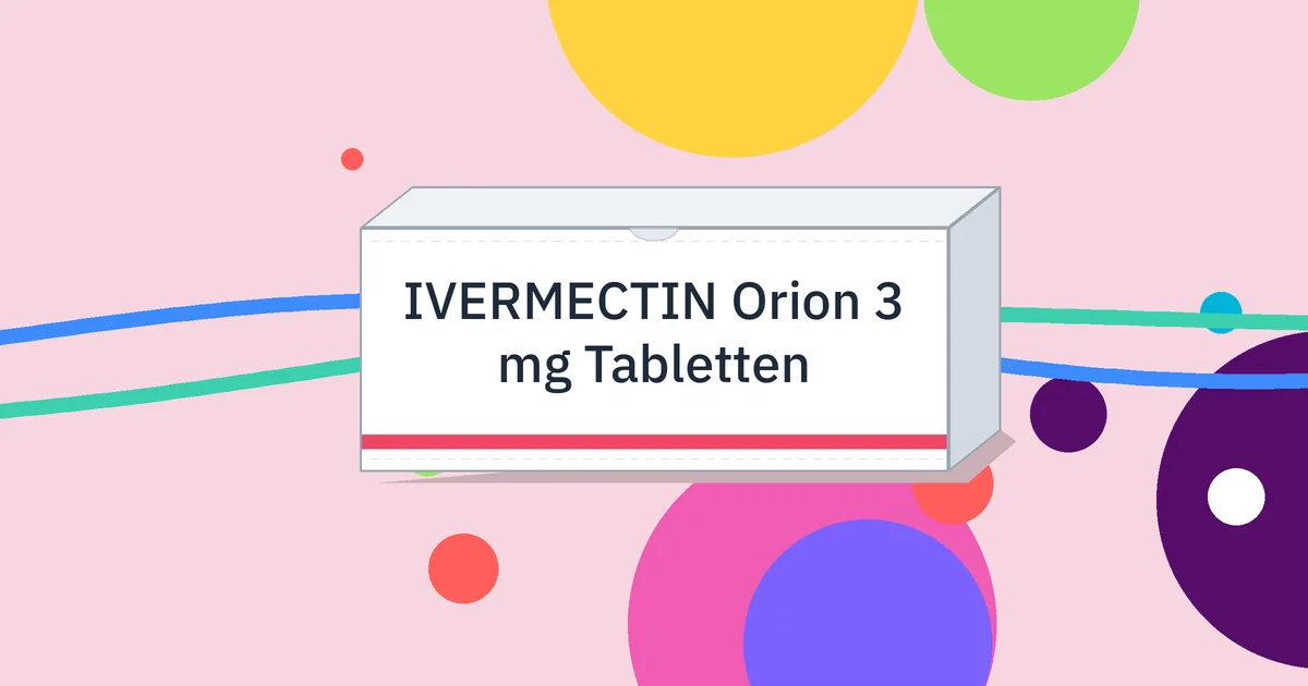 Symbolbild: Packung mit der Aufschrift IVERMECTIN Orion 3 mg Tabletten (PZN 19505441) – Verfügbarkeit und Bezug in Apotheken in Frankfurt am Main